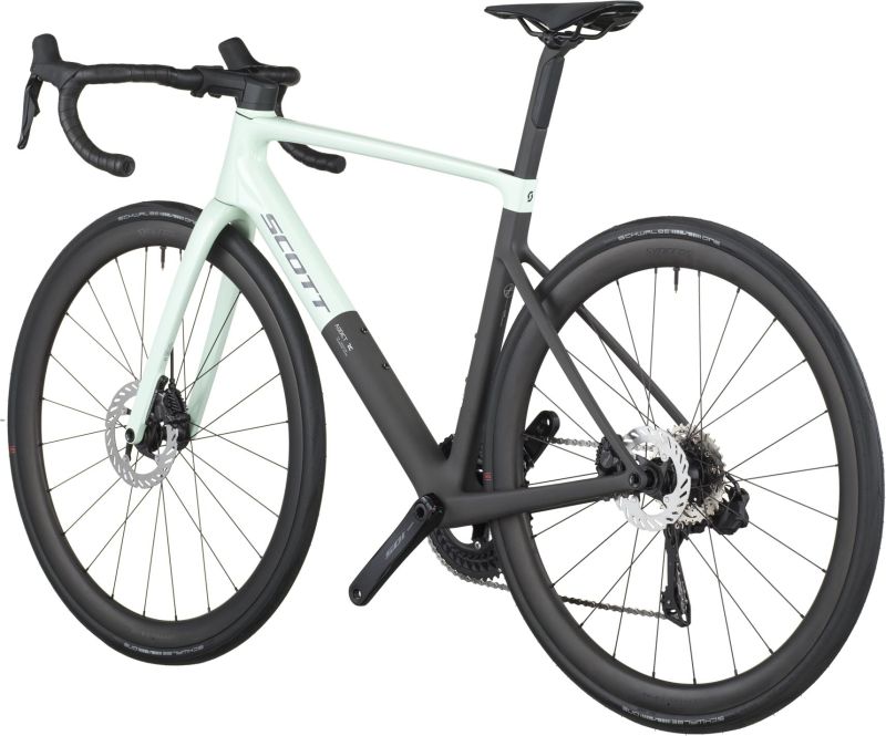 Scott Addict RC 30 frozen green / carbon black 2026 - Carbon Racefiets ...